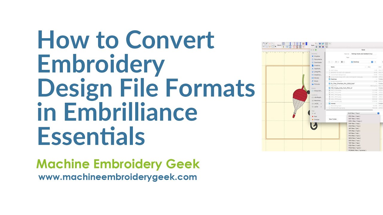 Embroidery File Formats Demystified: 2025 Guide to Compatibility, Conv ...