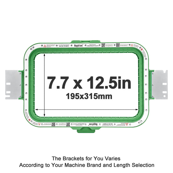 MaggieFrame Magnetic Hoop 195x315mm | 7.7"x12.5" for SGK – HoopTalent
