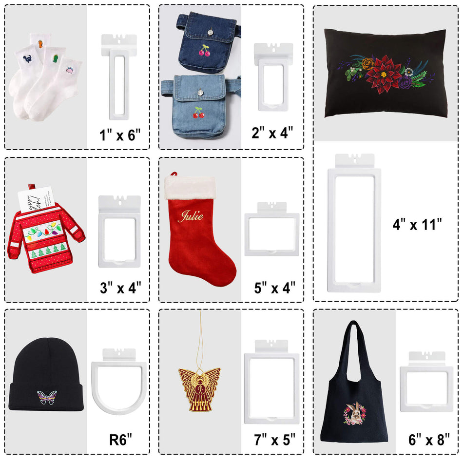 MaggieFrame 8in1 Magnetic Embroidery Frame | For Smartstitch – HoopTalent